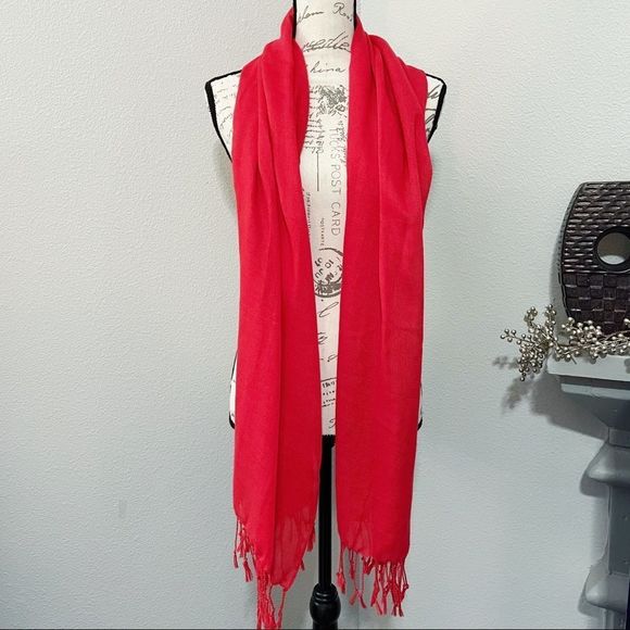Accessories | 5for 25 Beautiful Long Red Scarf | Poshmark